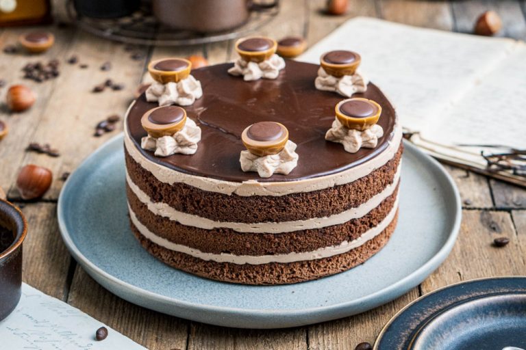 Schoko Karamell Kuchen